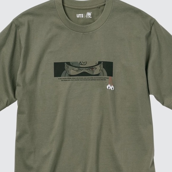 Uniqlo | Shirts | Naruto Kakashi Shirt Uniqlo | Poshmark